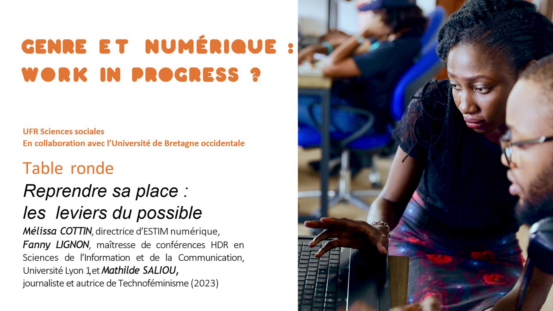 Conférence > Table ronde – Reprendre sa place : les leviers du possible ...